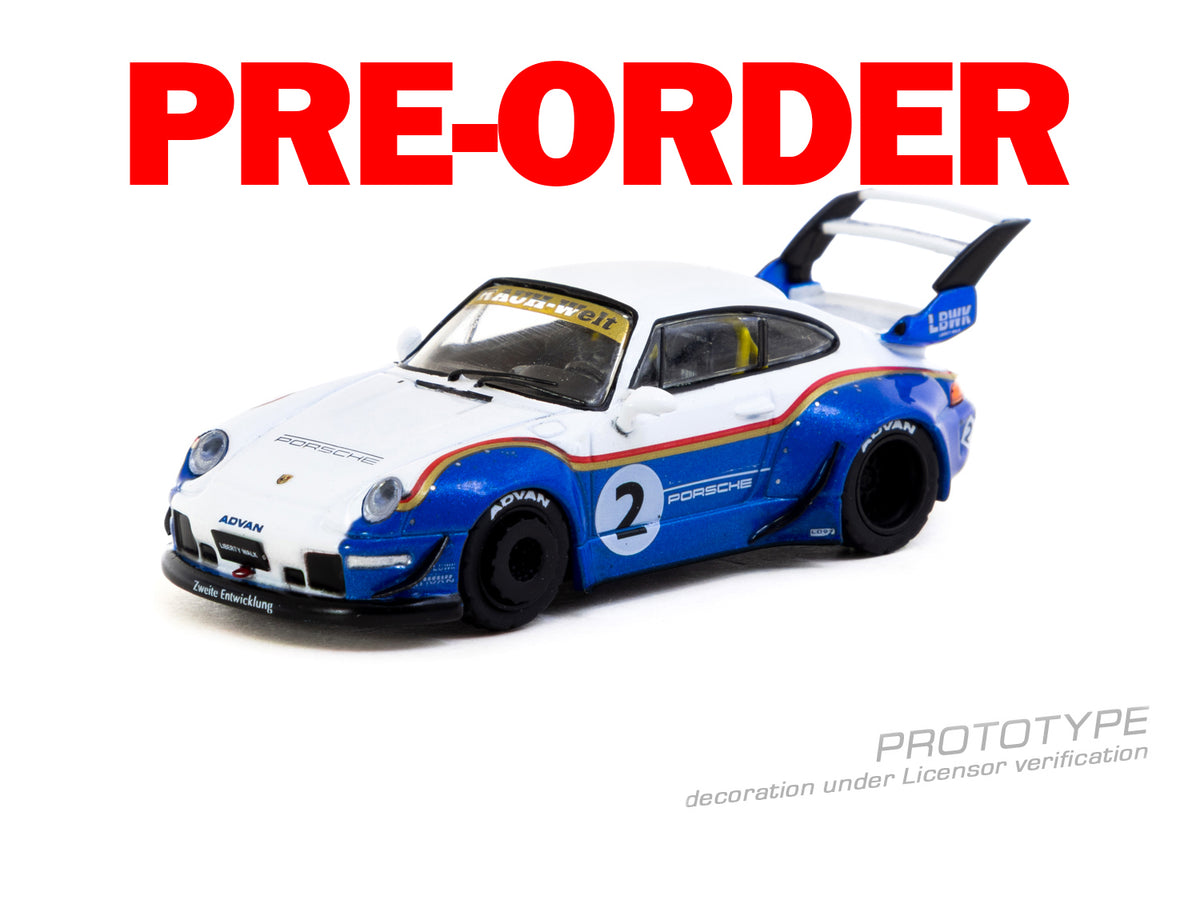 (Pre-order) Tarmac Works 1/64 RWB 993 Liberty Walk with Container Disp ...