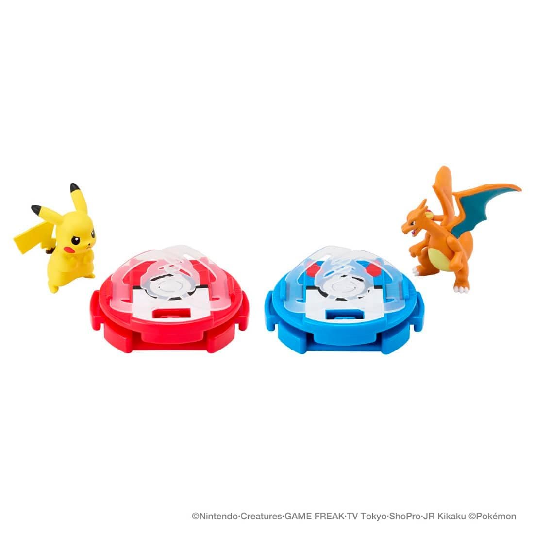 Takara Tomy Moncolle Battle Set Pikachu VS Charmeleon Battle Game Figu ...
