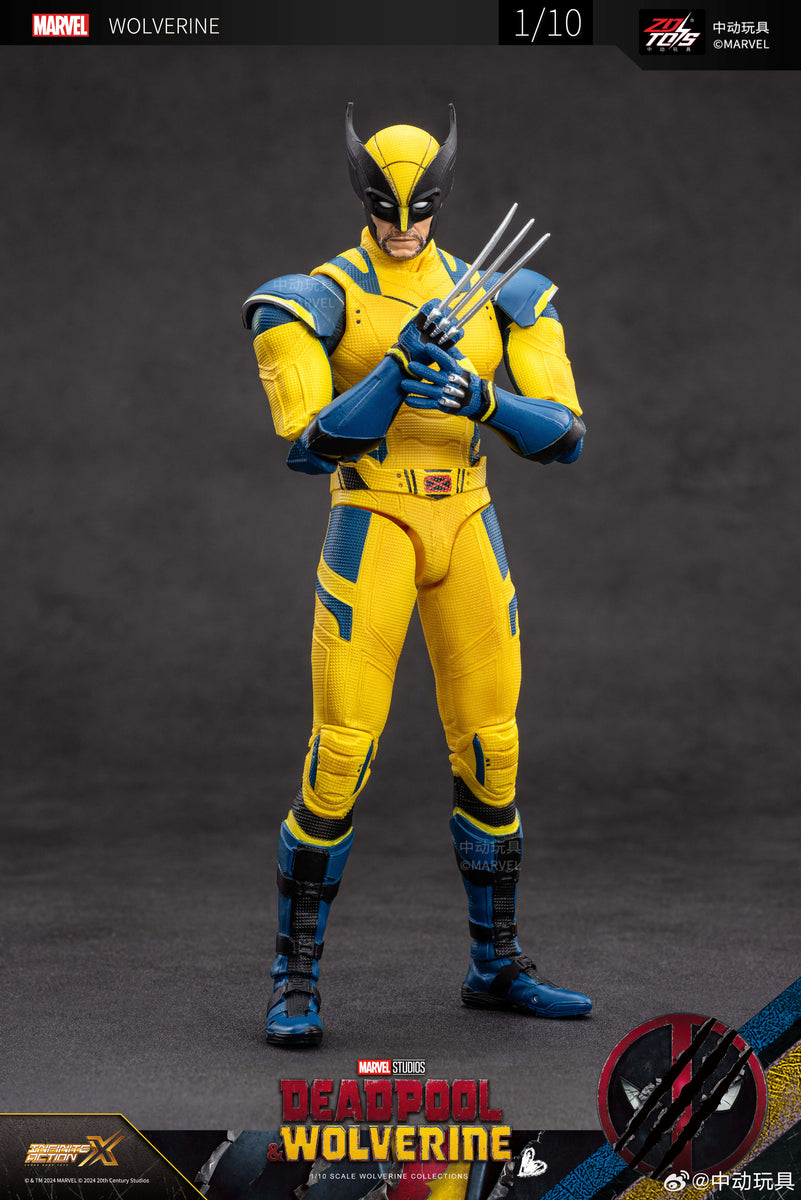 ZD Toys Marvel Deadpool & Wolverine 1/10 6-inch Wolverine Action Figur ...