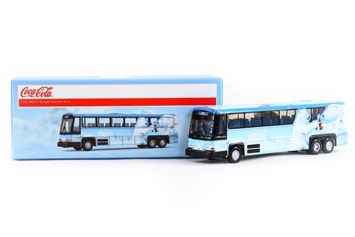 Tiny City Die-cast Model Car - 96A3 Single Deck Bus "COCA COLA Polar B ...