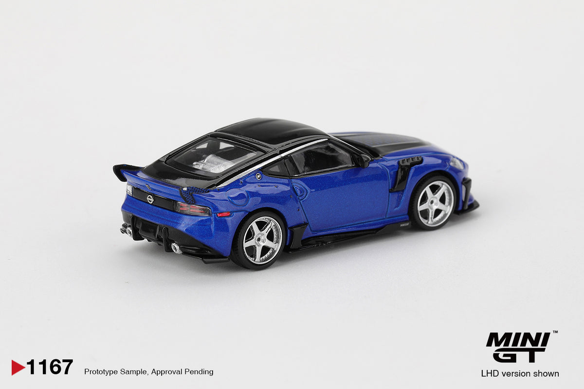 (Pre-order) MINI GT #1167 Nissan Z VeilSide FFZ400 Seiran Blue RHD Mod ...